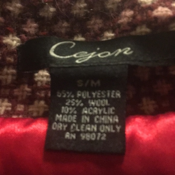 Cejon | Jackets & Coats | Cejon Vintage Style Satin Lined Cape Euc Size ...